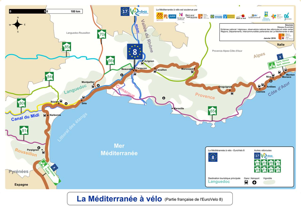 The Mediterranean by bike - Beaucaire Terre d'Argence